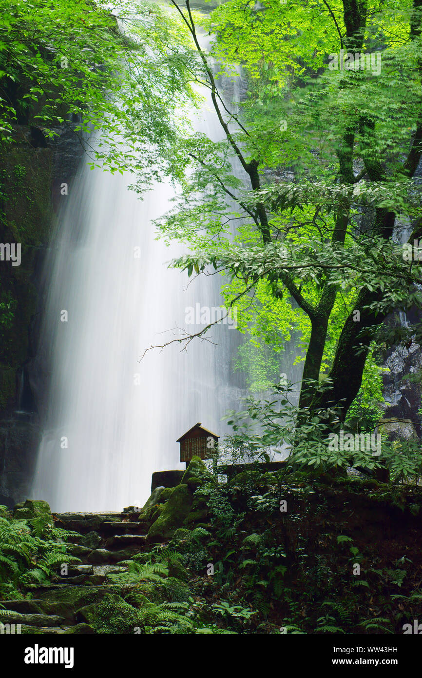Kumamoto prefecture, japan waterfall hi-res stock photography and ...