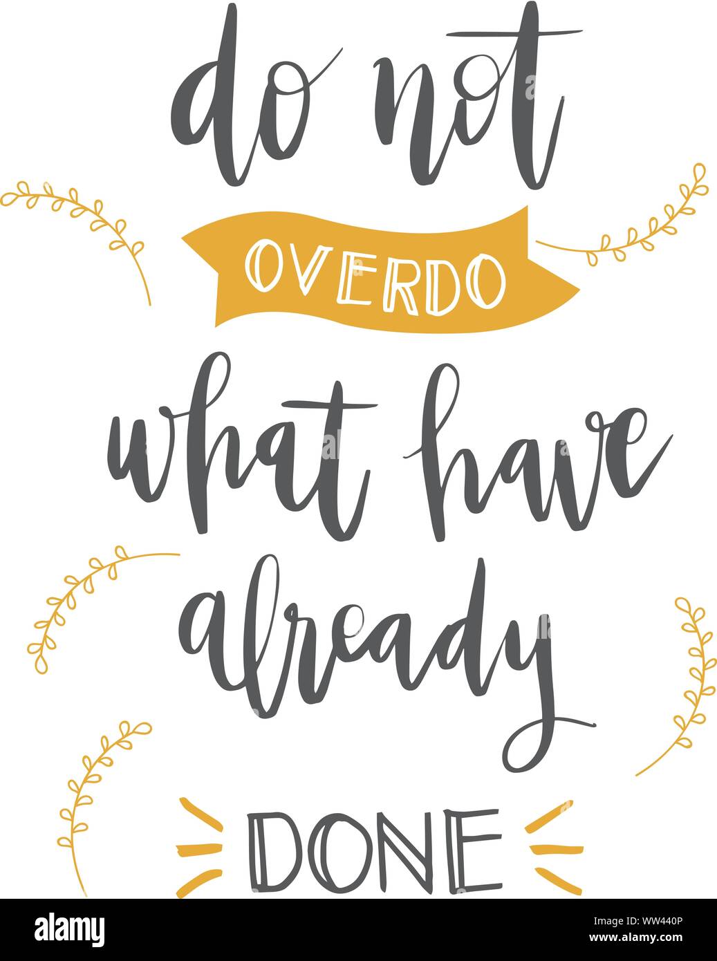 Hand drawn lettering words Stock Vector Images - Alamy