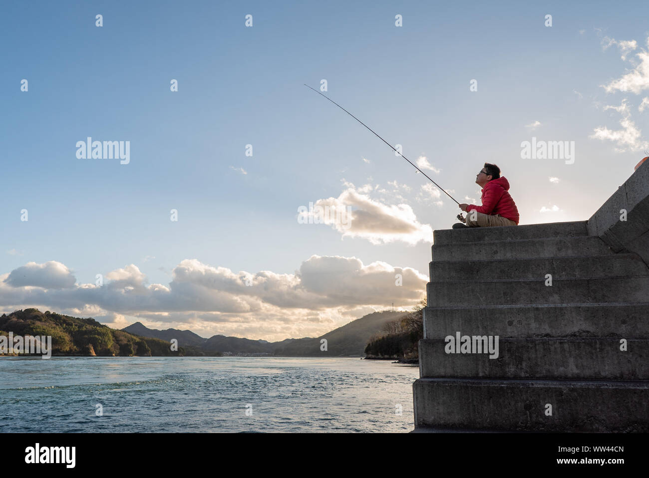Fishing boy hi-res stock photography and images - Alamy