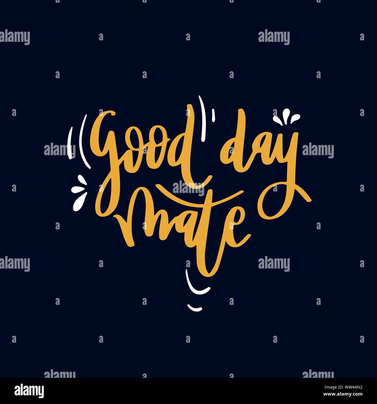 Good day mate Stock Vector Images - Alamy