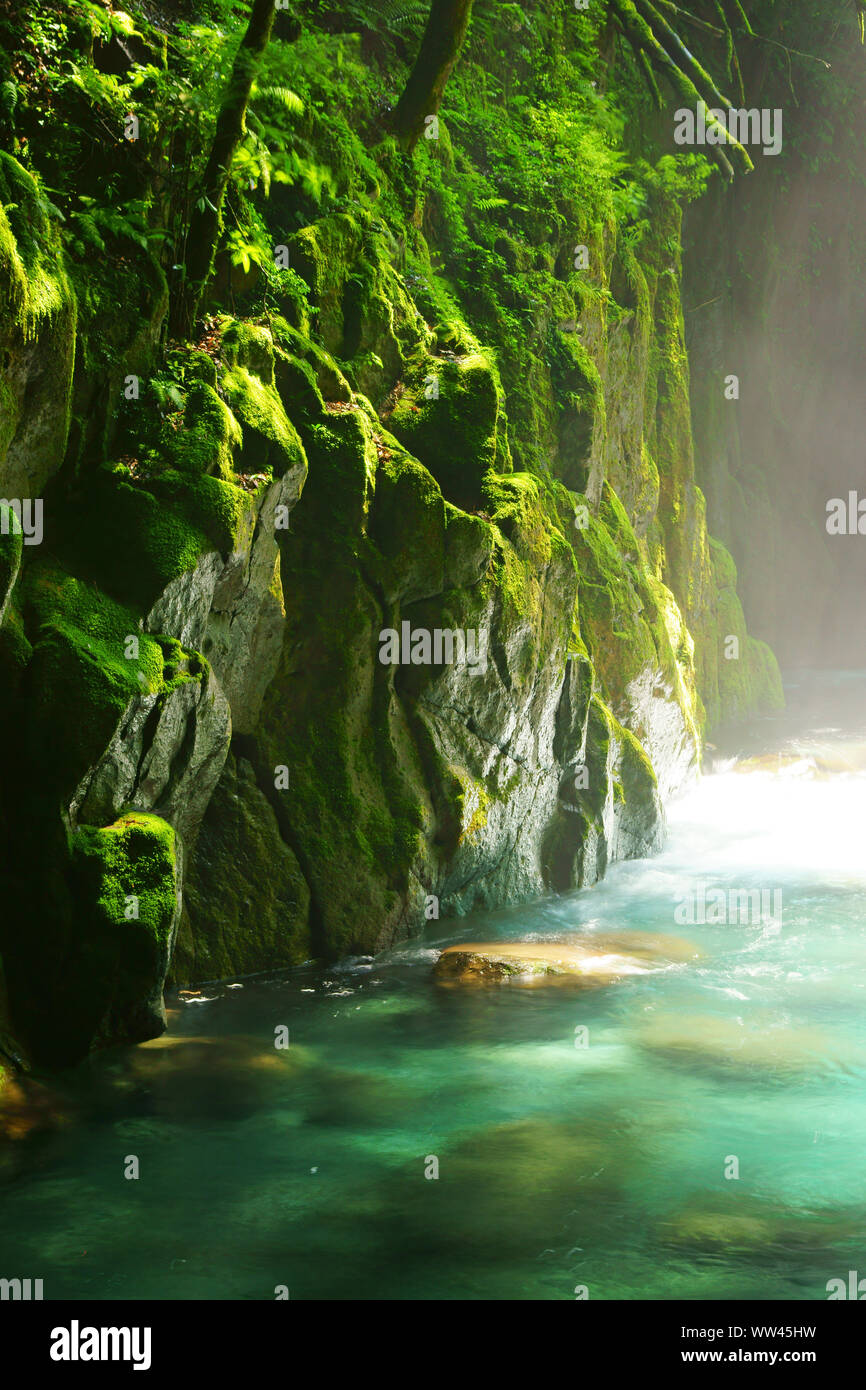Kikuchi Gorge, Kumamoto Prefecture, Japan Stock Photo - Alamy
