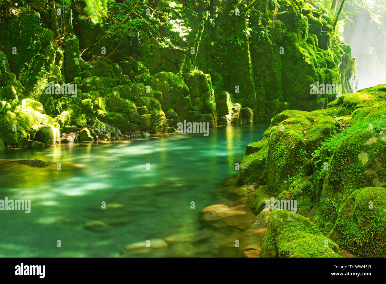 Kikuchi Gorge, Kumamoto Prefecture, Japan Stock Photo - Alamy