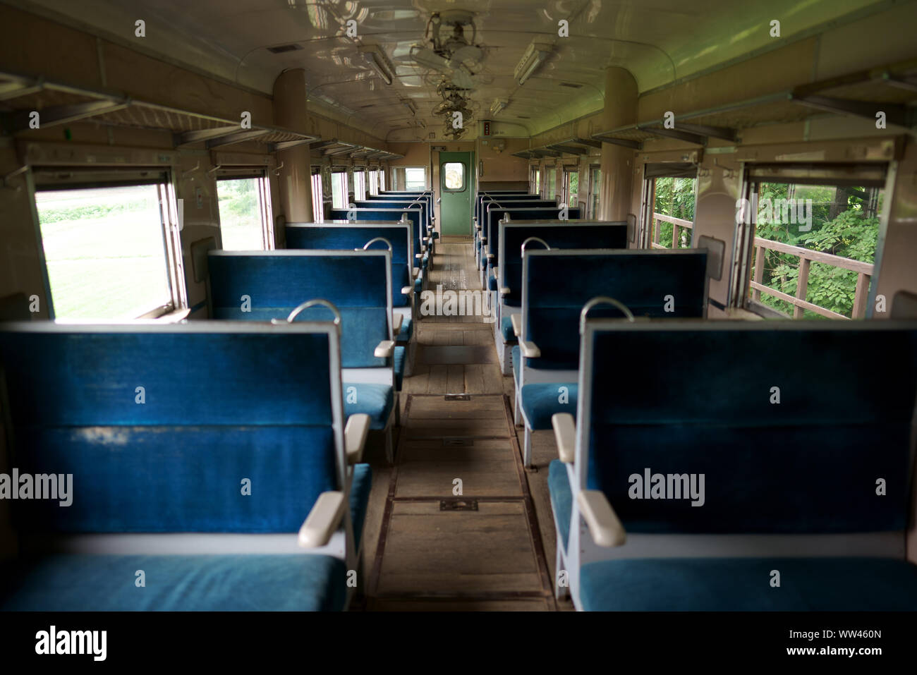Train station with railroad facilities and local train hi-res stock ...
