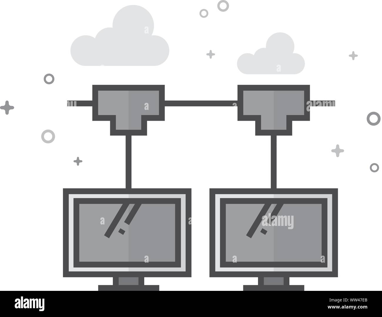 Shared folder icon shadow hi-res stock photography and images - Alamy