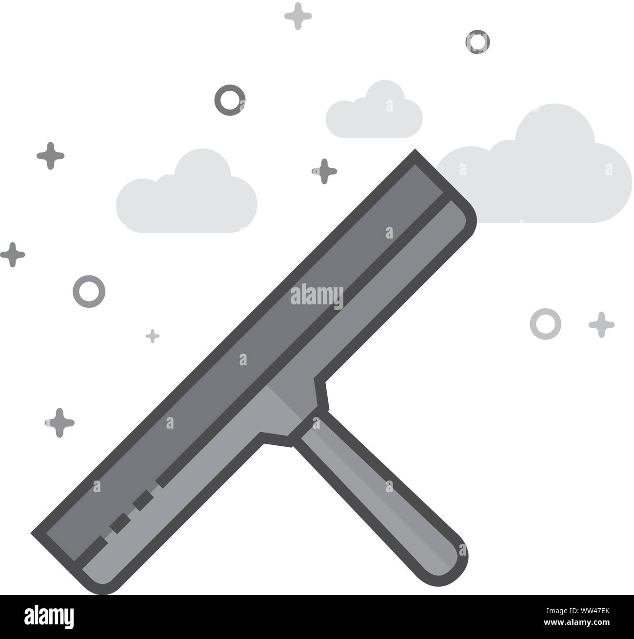 Windscreen wiper illustration Black and White Stock Photos & Images - Alamy