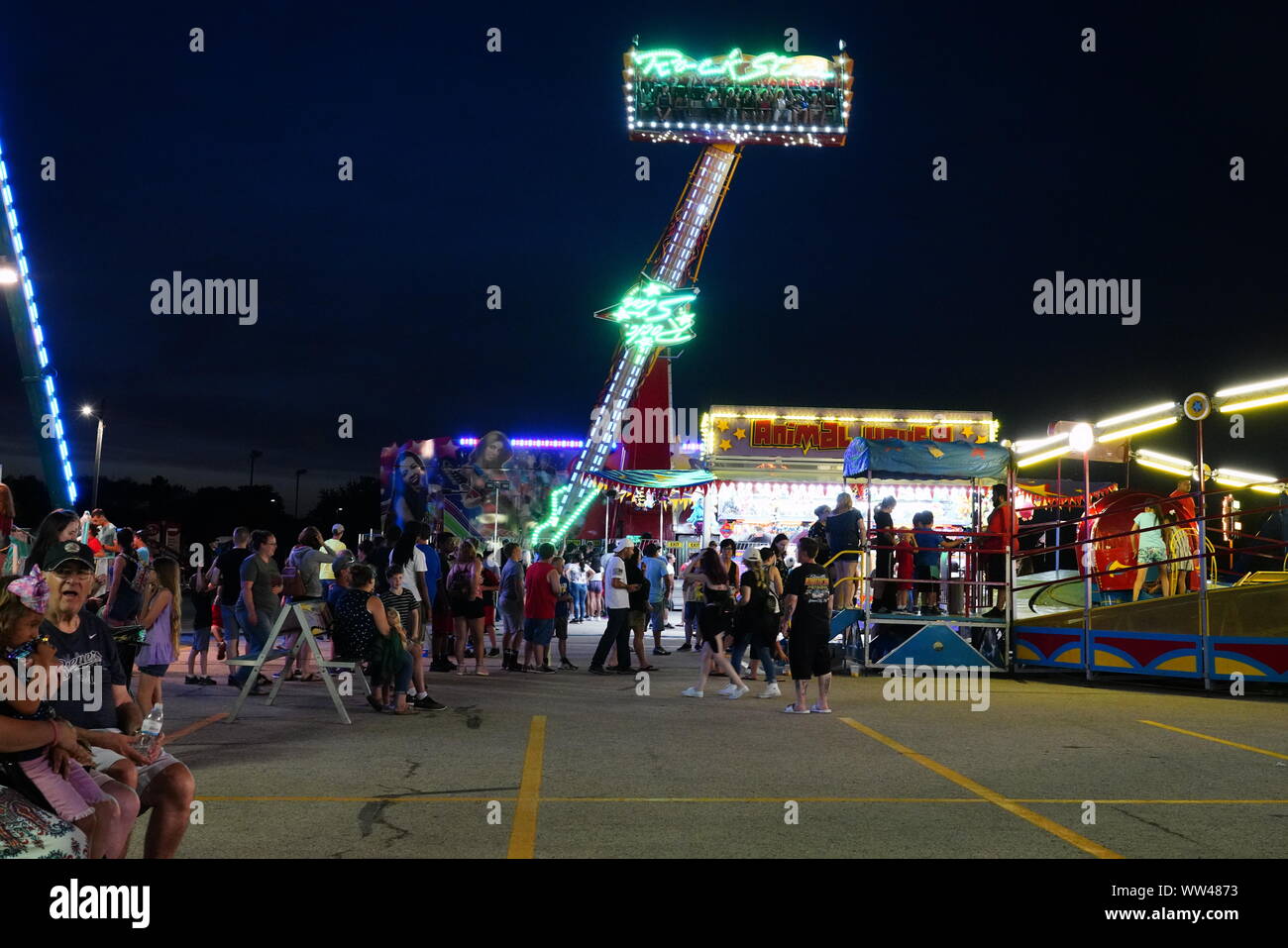 Fond du Lac, Wisconsin - July 18th, 2019 Nightlife activities at Fond ...