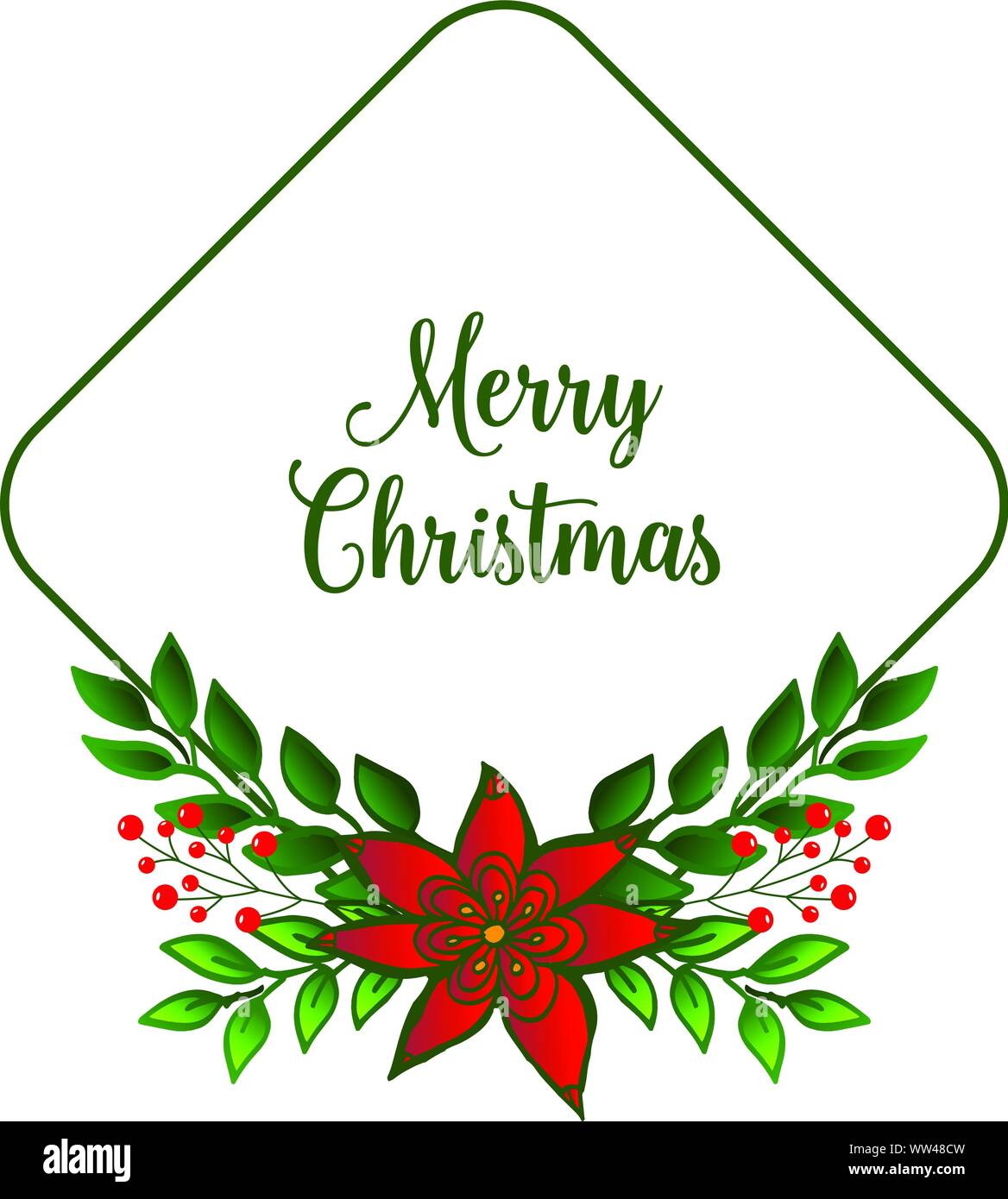 Merry christmas drawing Cut Out Stock Images & Pictures - Alamy