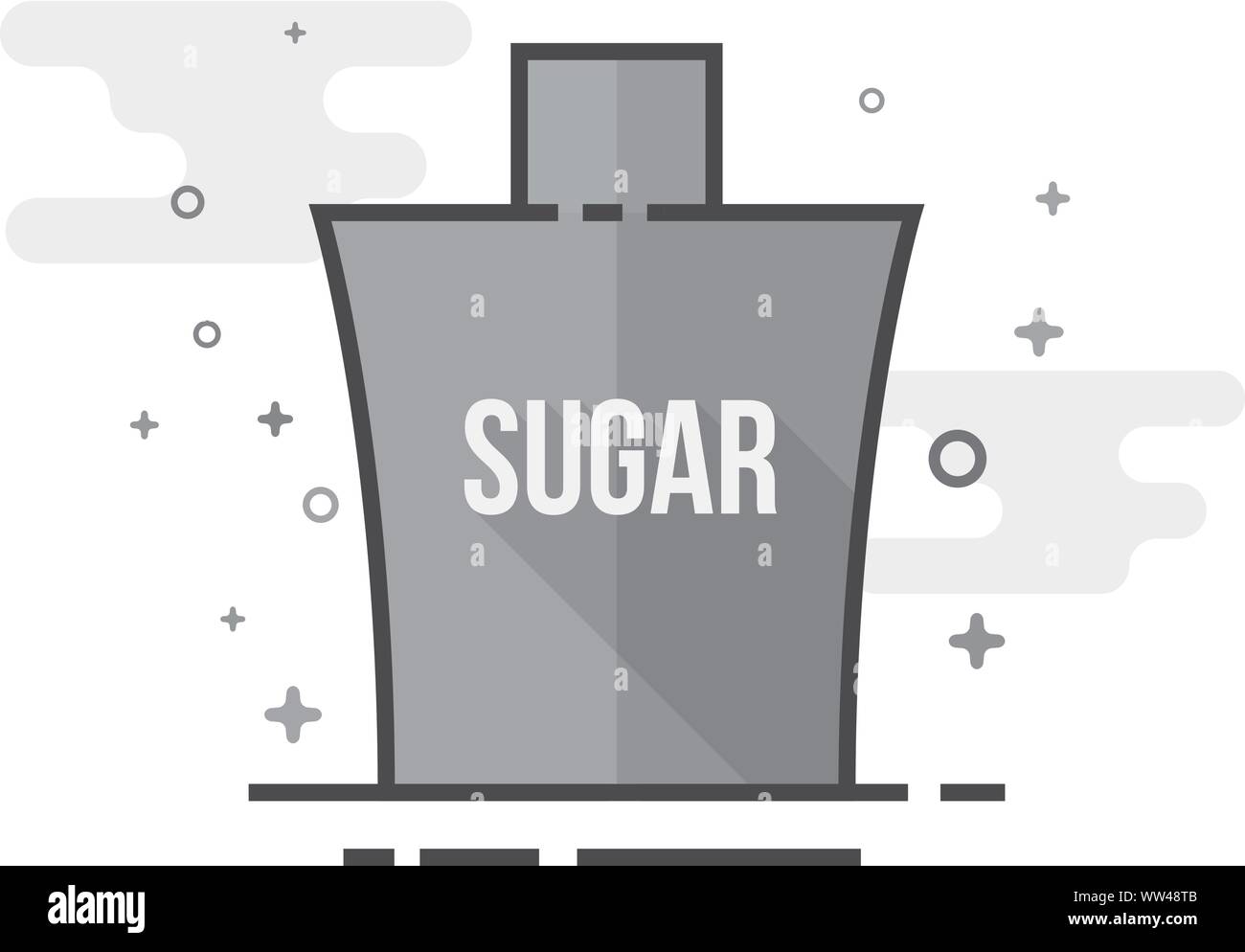 Sample sugar package Stock Vector Images - Alamy