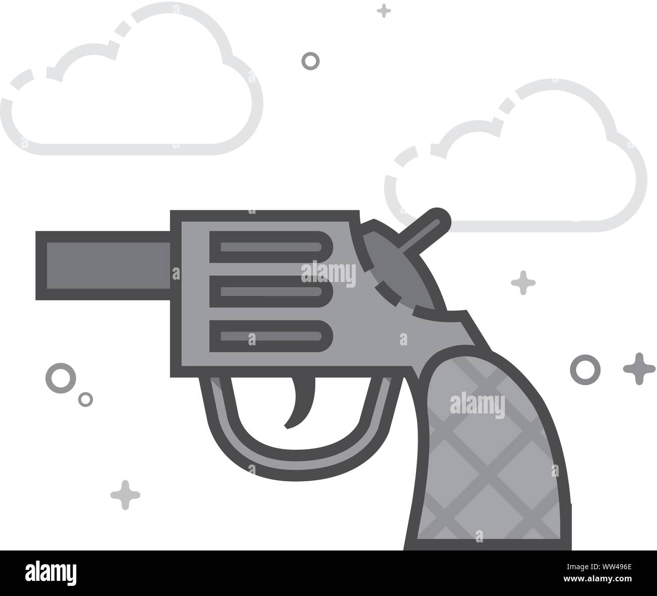 Revolver gun Black and White Stock Photos & Images - Alamy