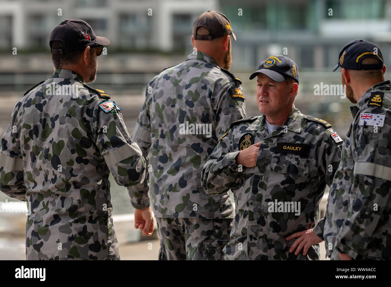 Station Pier, Melbourne, Australia. 13 September, 2019. HMAS Melbourne ...