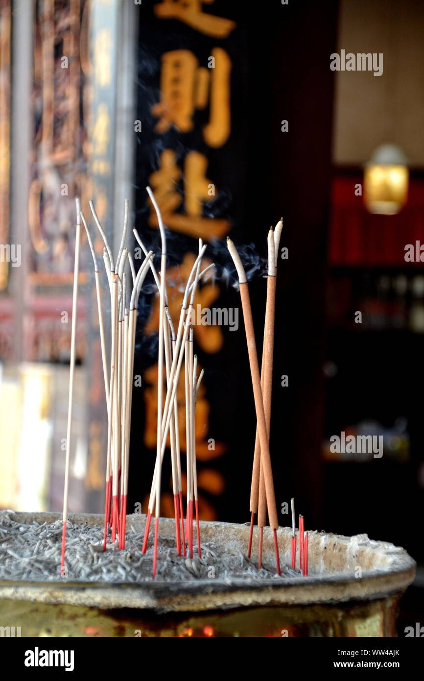 Incense sticks buddhist temple malaysia hi-res stock photography and ...