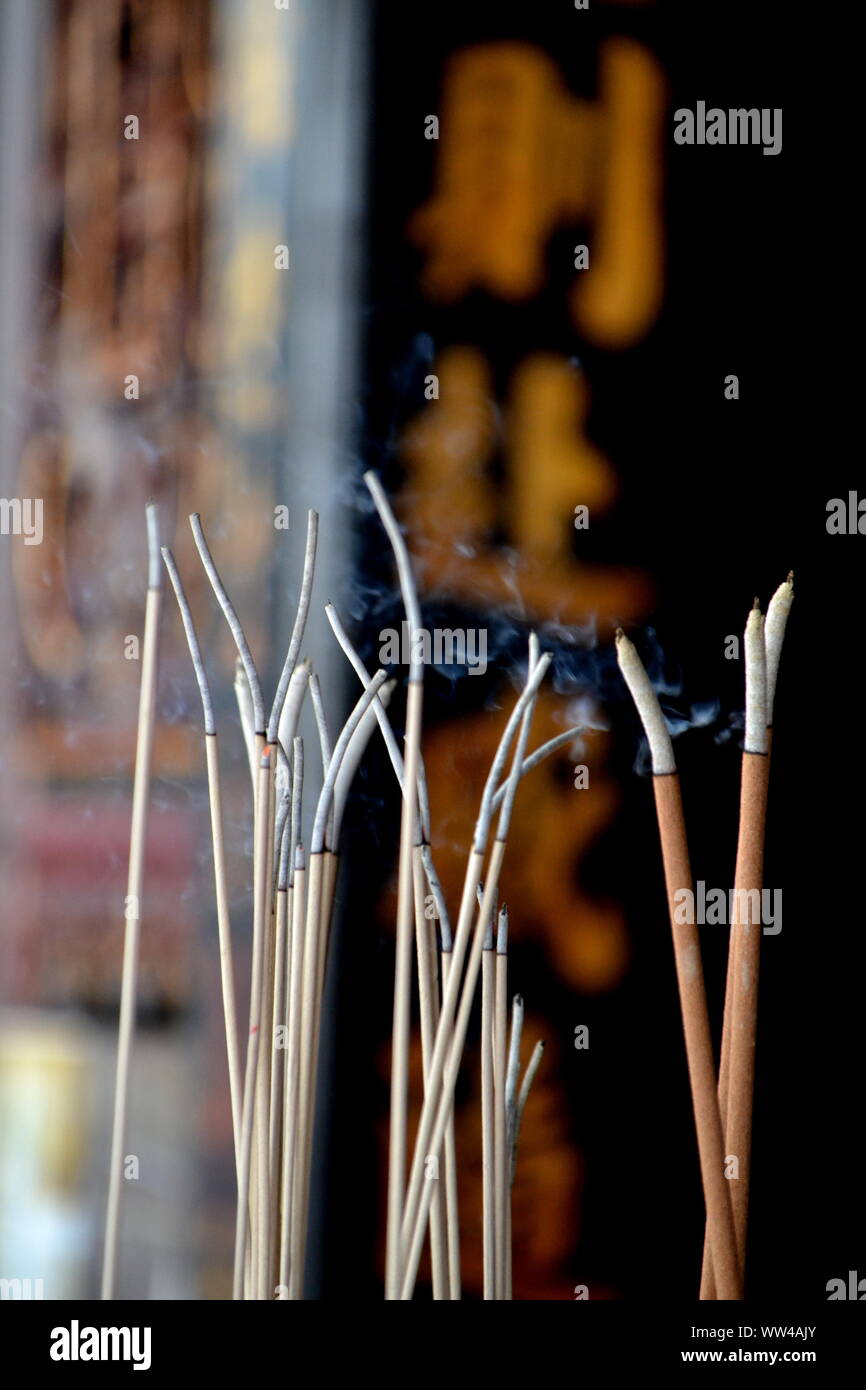 Holy Smoke Burning Incense Temple High Resolution Stock Photography and ...