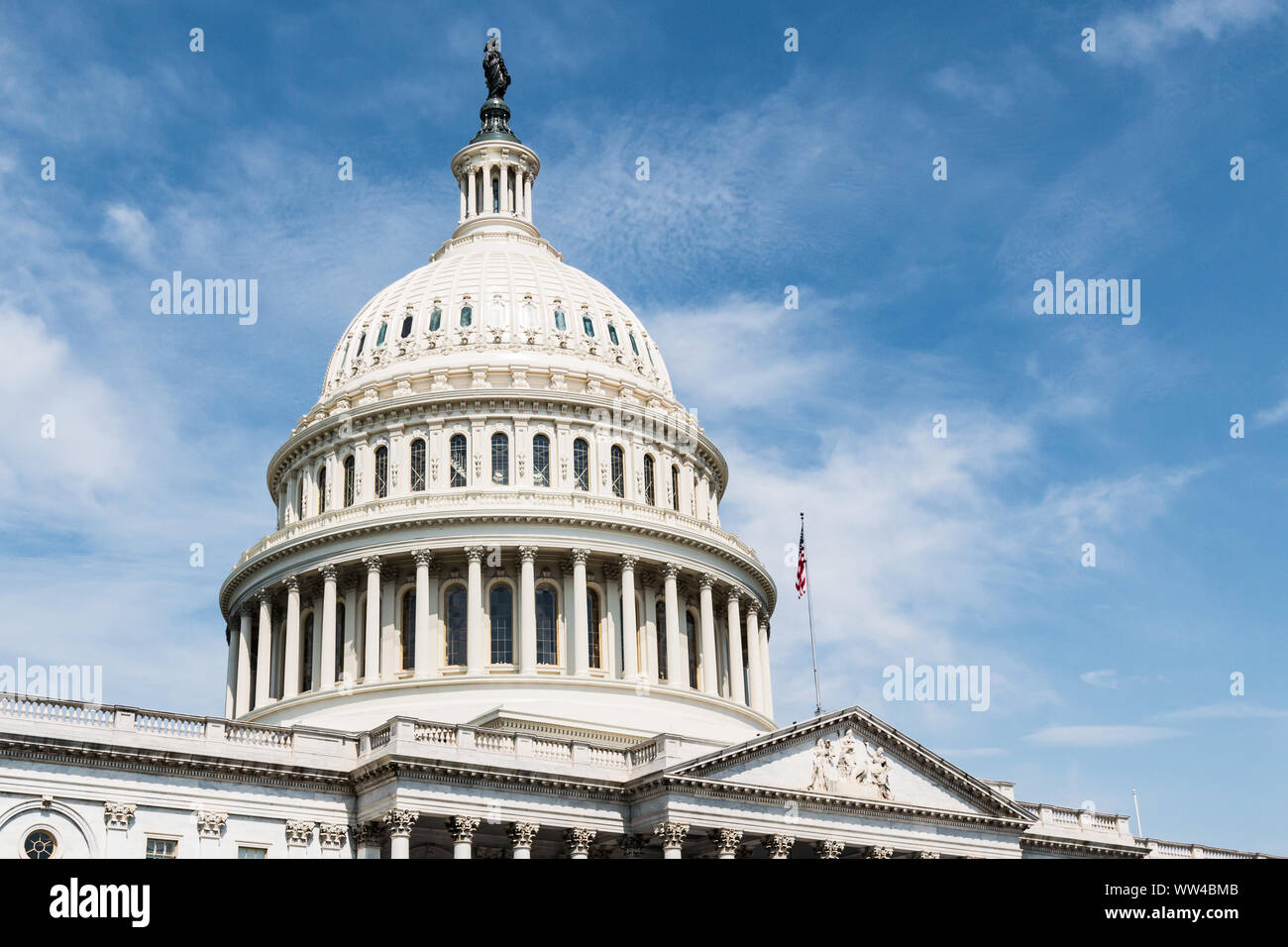 The United States Capitol Building in Washington, D.C., located on the ...