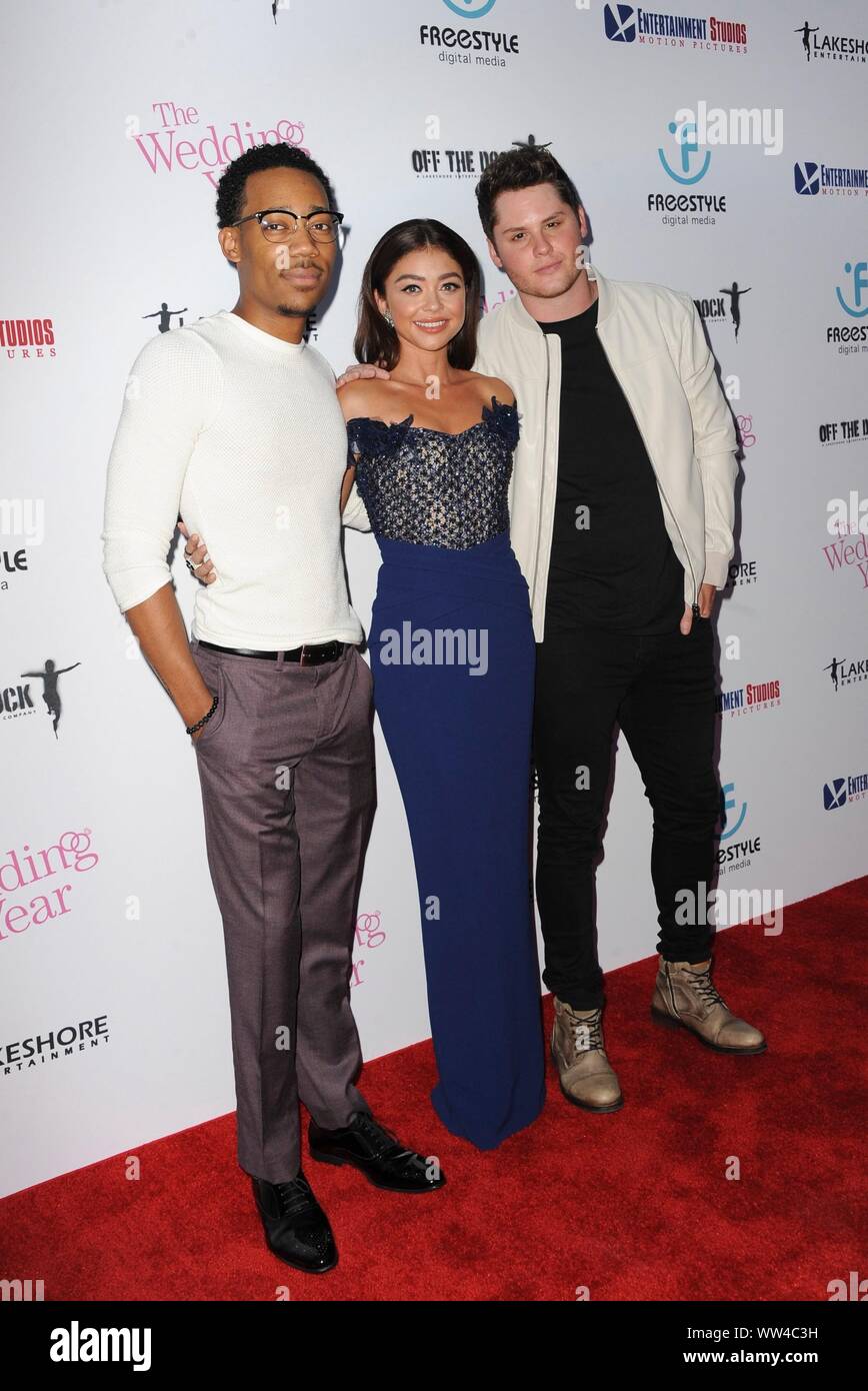 Los Angeles, CA. 12th Sep, 2019. Sarah Hyland, Tyler James Williams ...