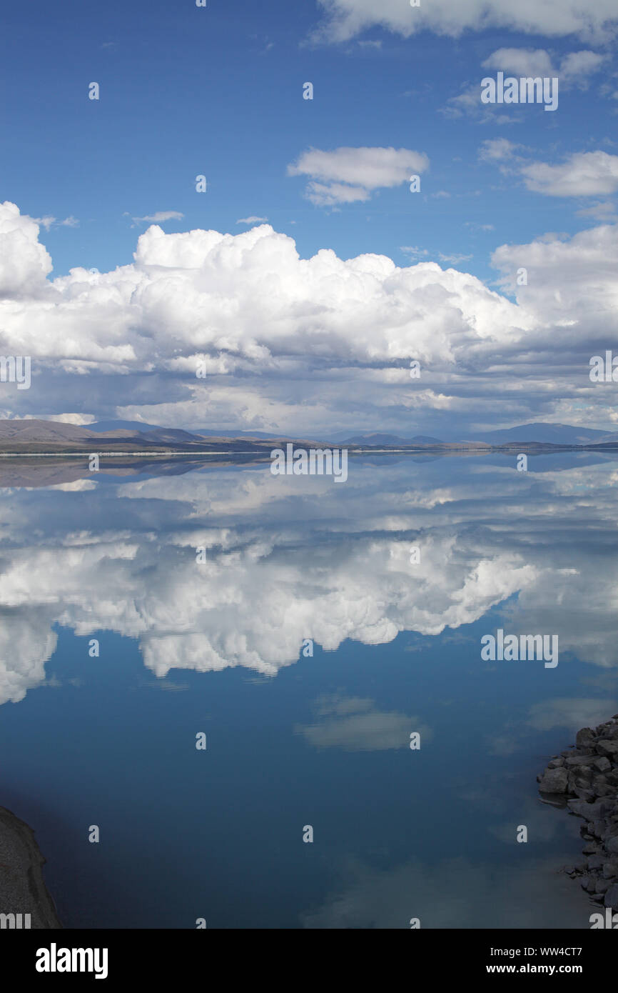 Lake Pukaki Mount Cook National Park South Island New Zealand Stock ...