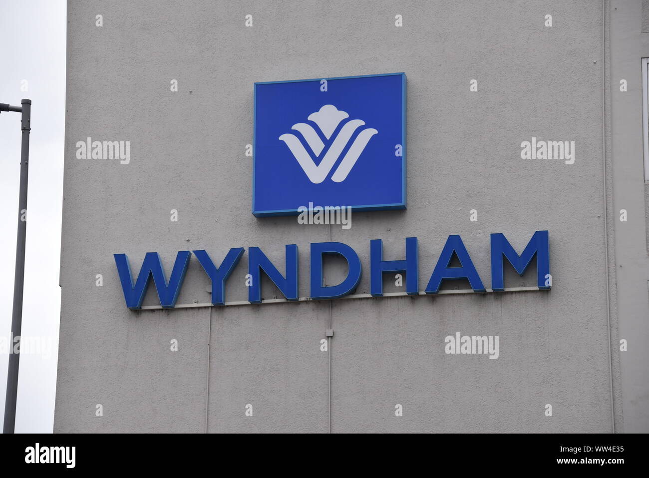 Cologne, Germany. 12th Sep, 2019. Logo, lettering of the US American ...