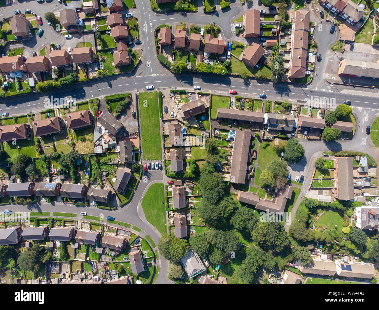 Leeds aerial hi-res stock photography and images - Alamy