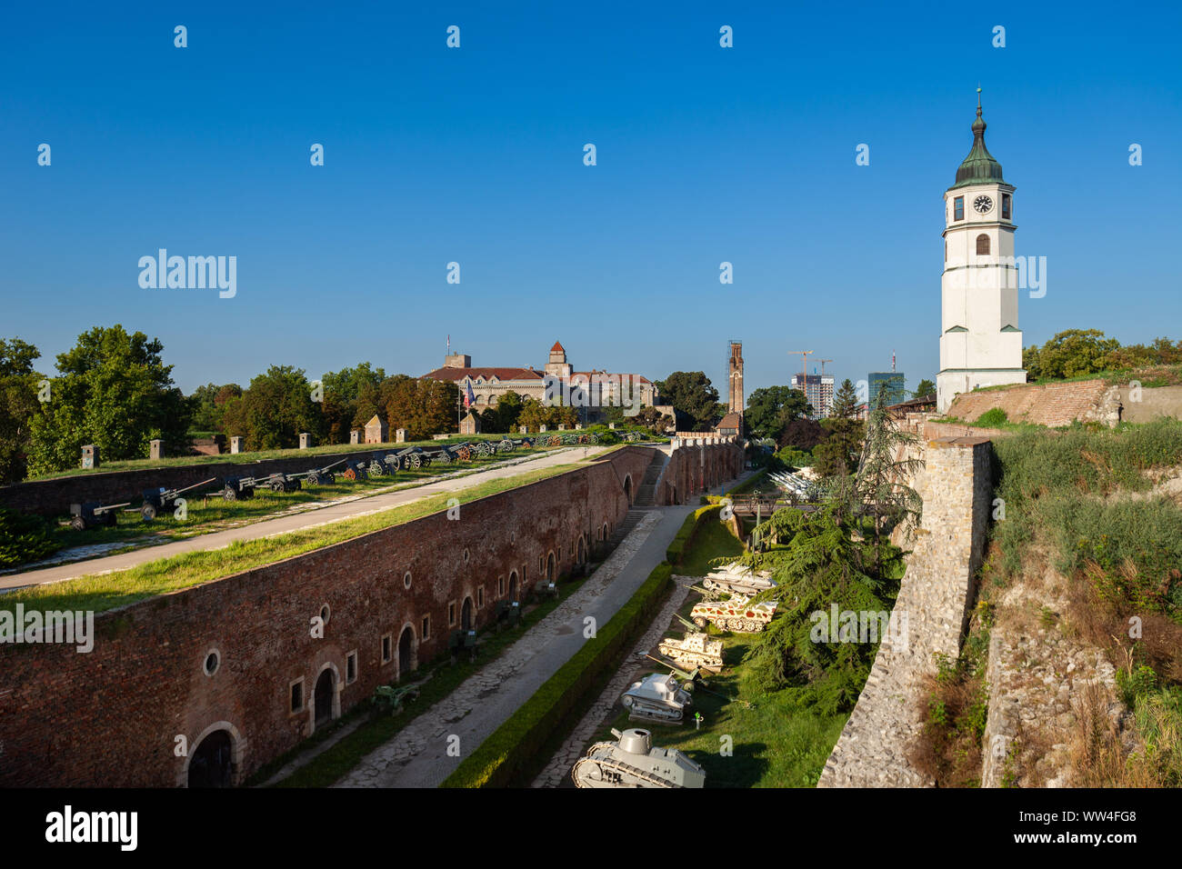 Belgrade's historic Kalemegdan Fortress, the largest fortification in ...