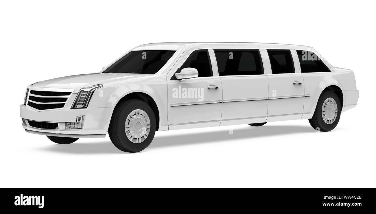 Luxury Limousine Car Isolated Stock Photo - Alamy