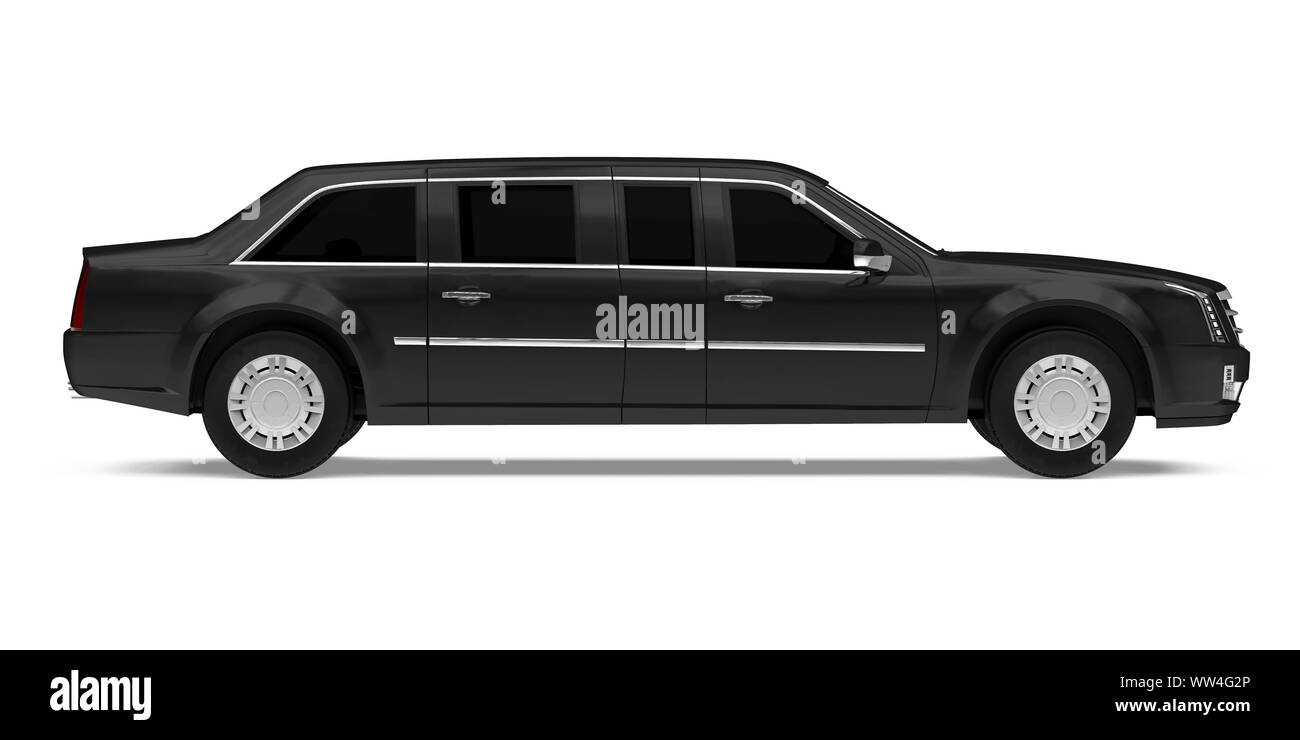 Luxury Limousine Car Isolated Stock Photo - Alamy