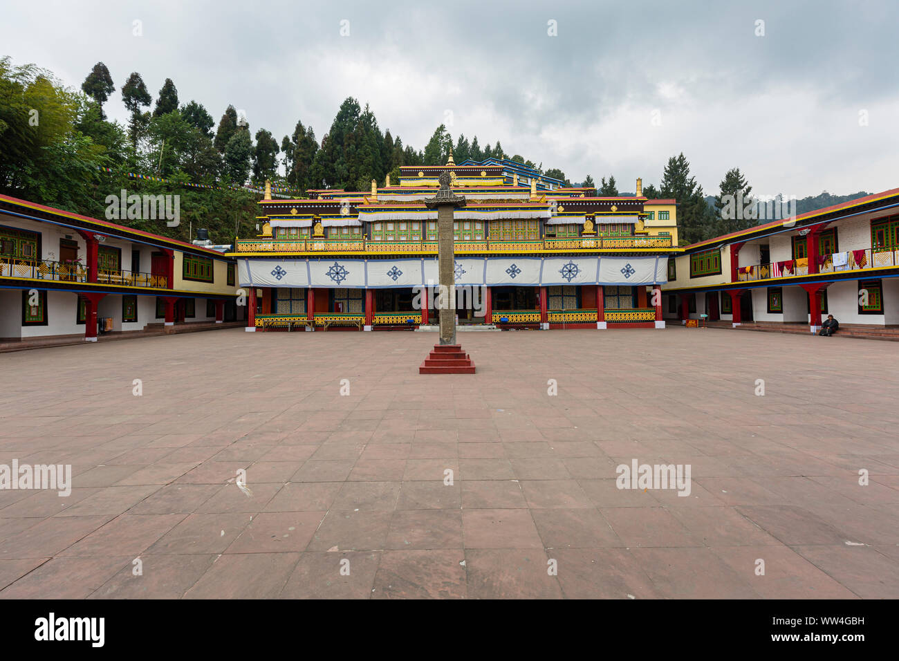 Art in monastery architecture sikkim hi-res stock photography and ...