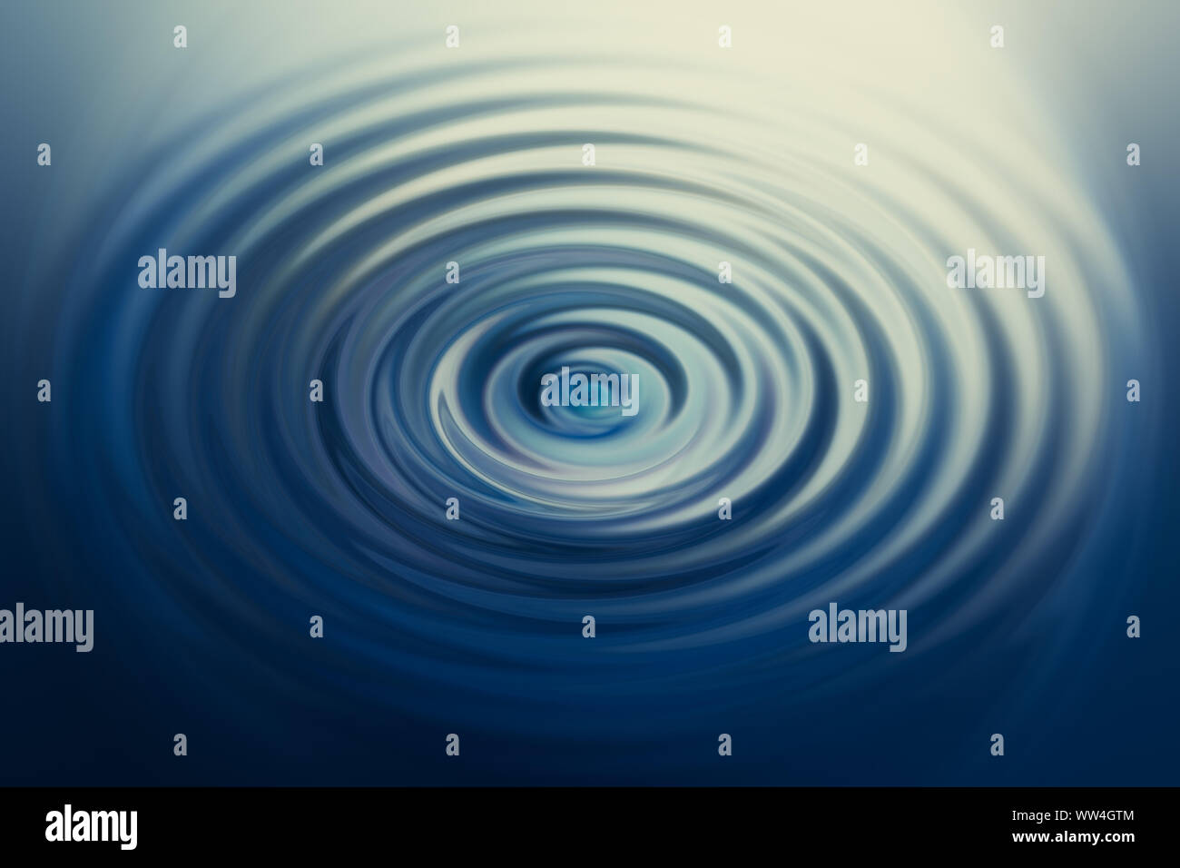 Quiet wave of water drop peace tranquil Illustration image Stock Photo ...