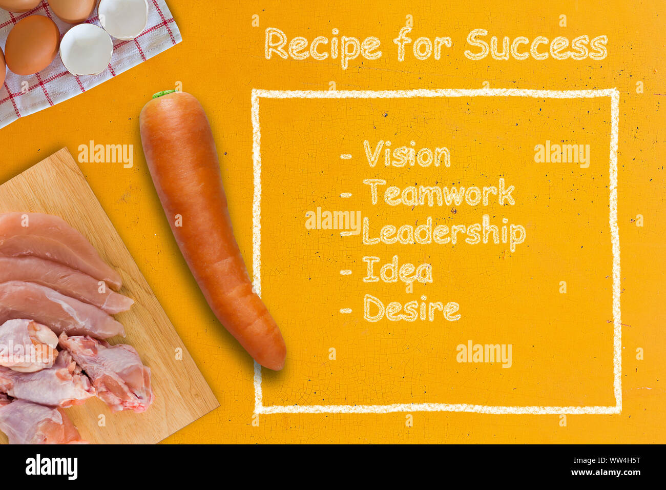 Business success concept, recipe for success Stock Photo - Alamy