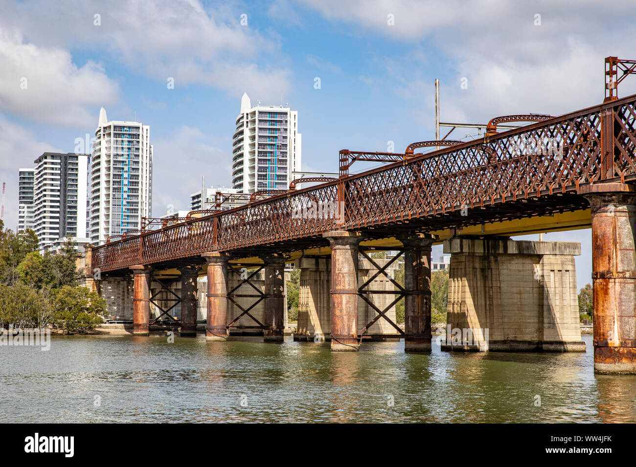 John Whitton bridge across the Parramatta river connects the sydney ...