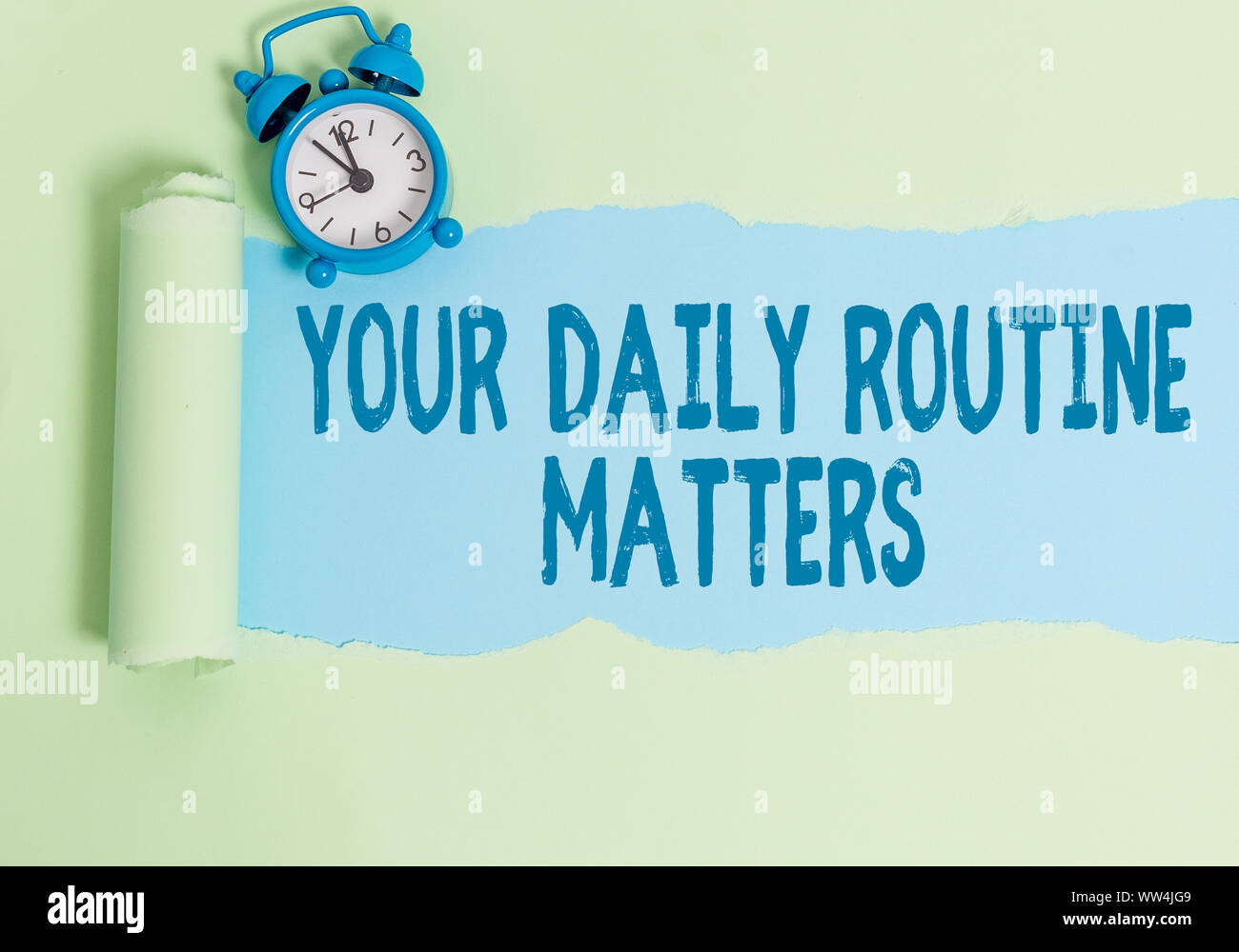 Your daily routine matters hi-res stock photography and images - Alamy