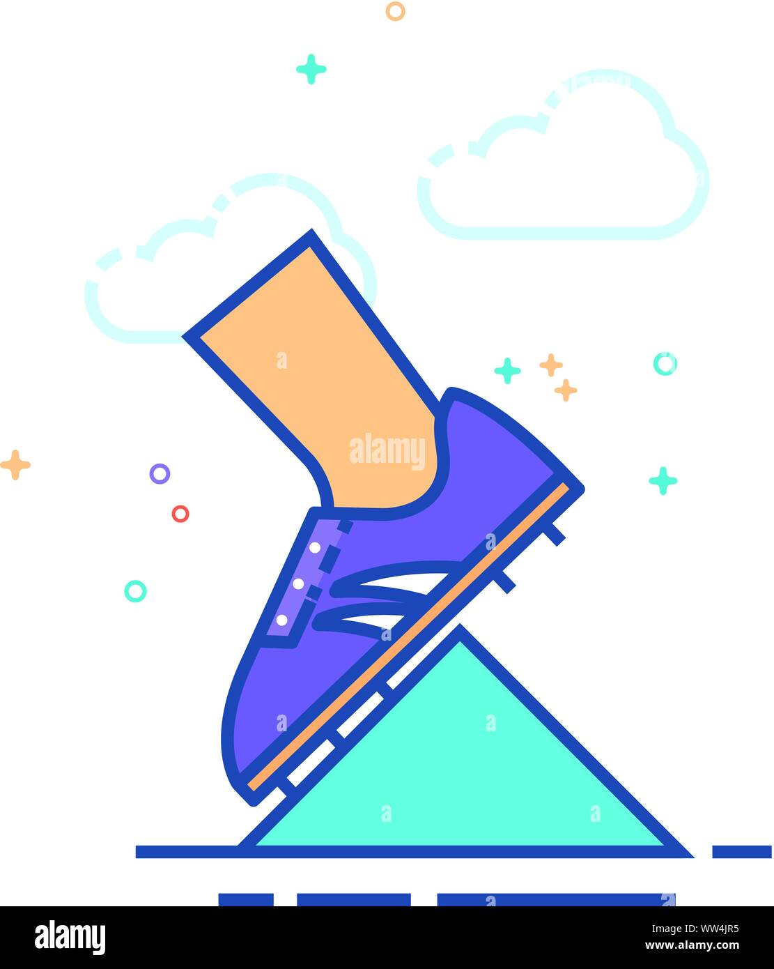 Starting blocks Stock Vector Images - Alamy