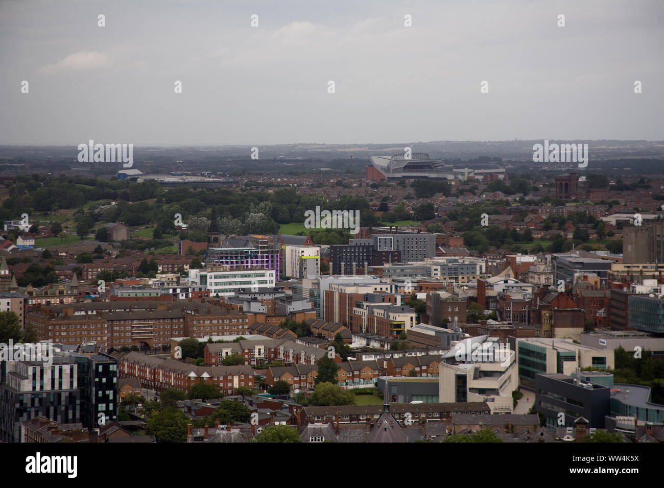 Liverpool cathedral in england drone hi-res stock photography and ...