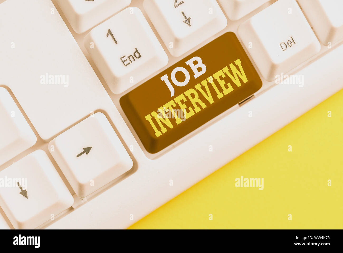 Word writing text Job Interview. Business photo showcasing Assessment ...