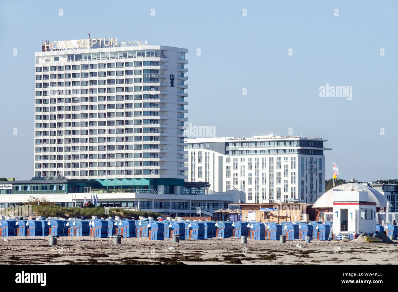 Germany Warnemunde Hotel Neptun Stock Photo - Alamy
