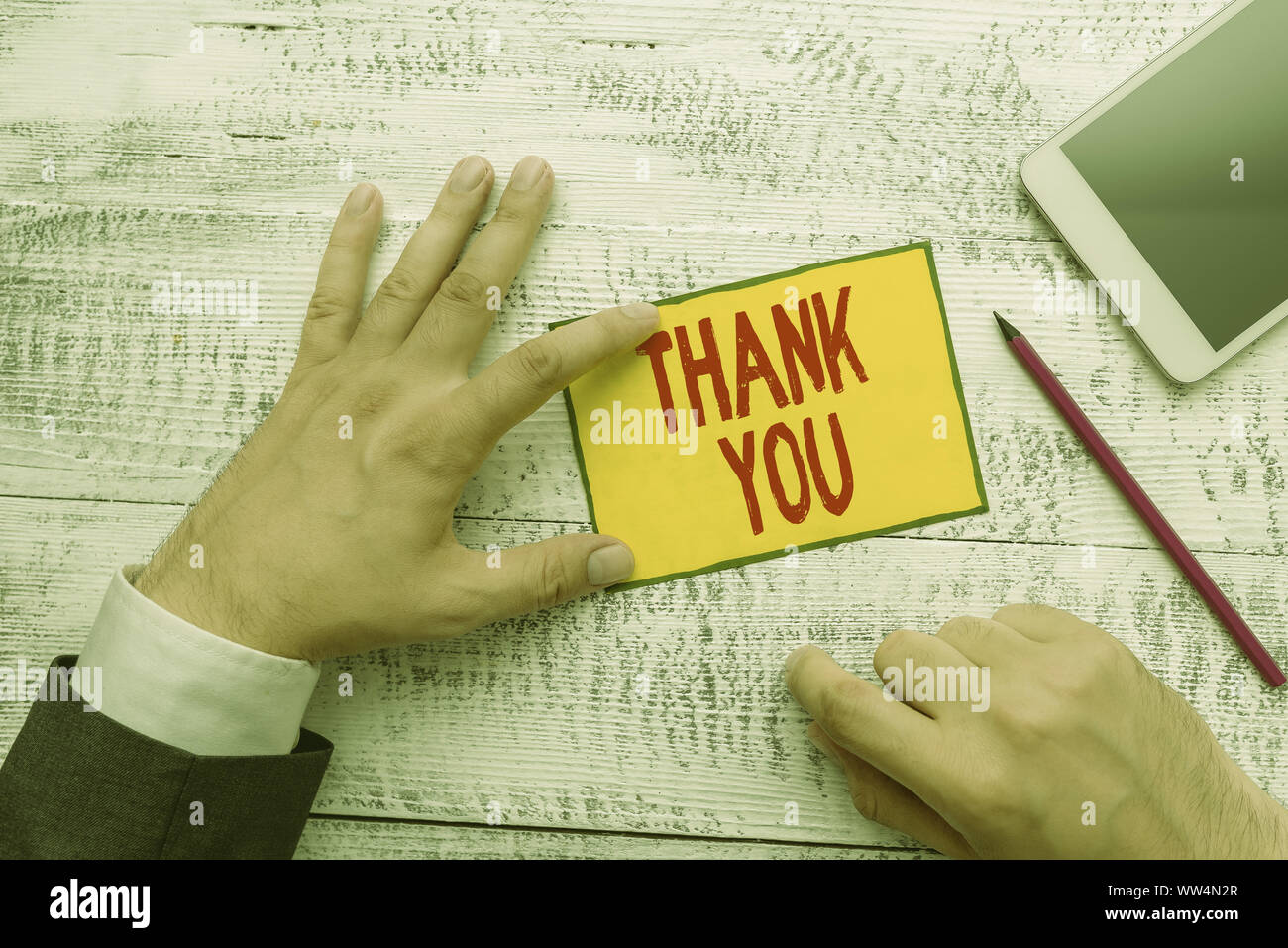 Acknowledging a gift hi-res stock photography and images - Alamy