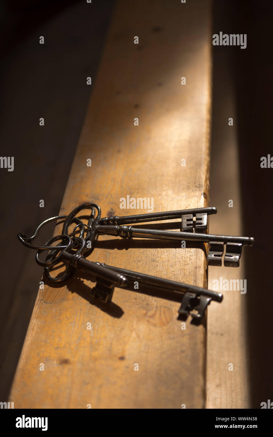Church key in the light Stock Photo - Alamy