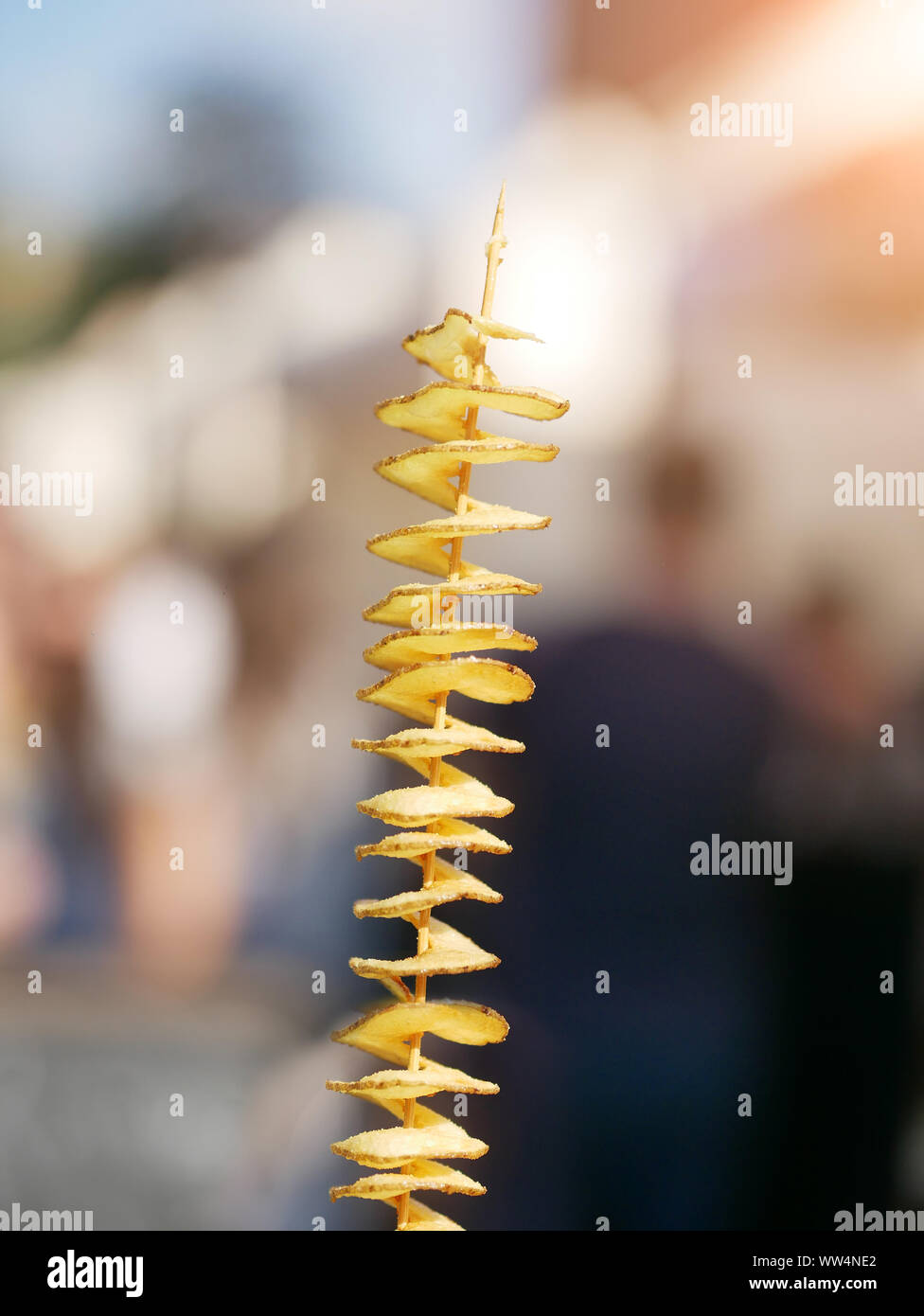Fried potato on a stick hi-res stock photography and images - Alamy