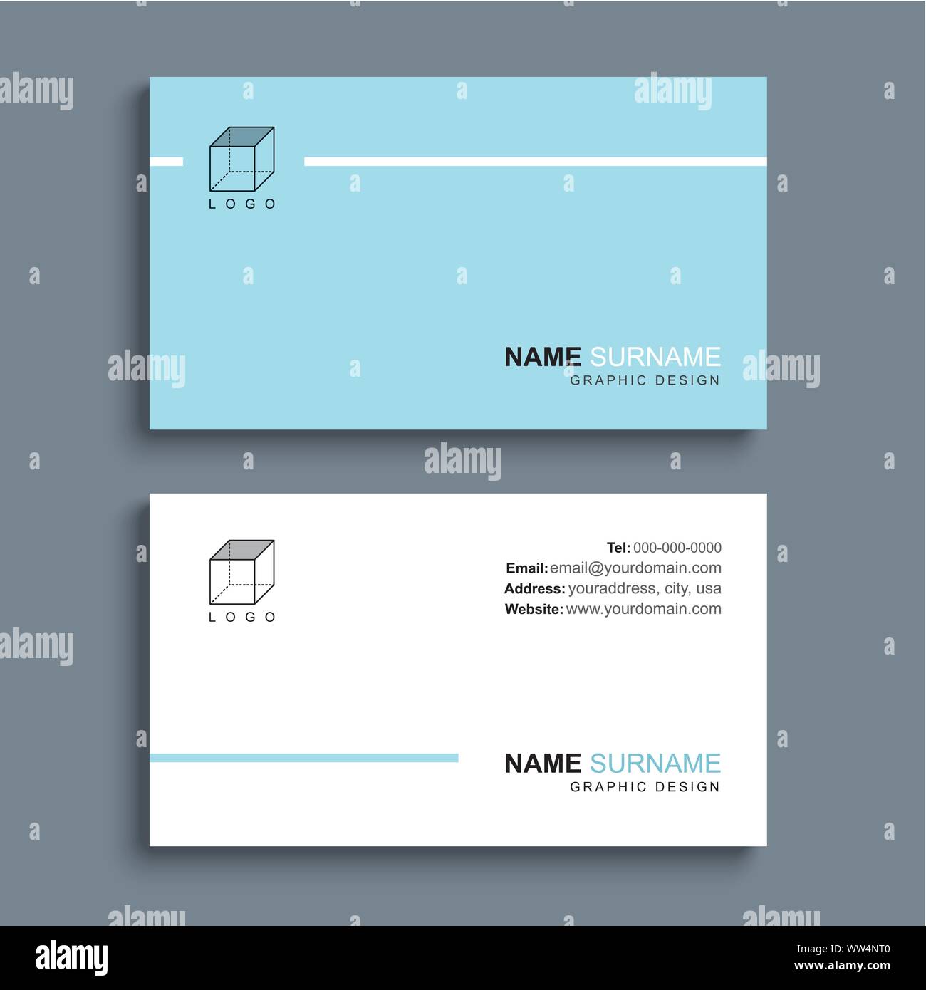 Blue layout hi-res stock photography and images - Alamy