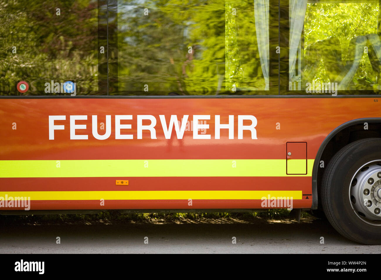 Fire engine, detail Stock Photo - Alamy