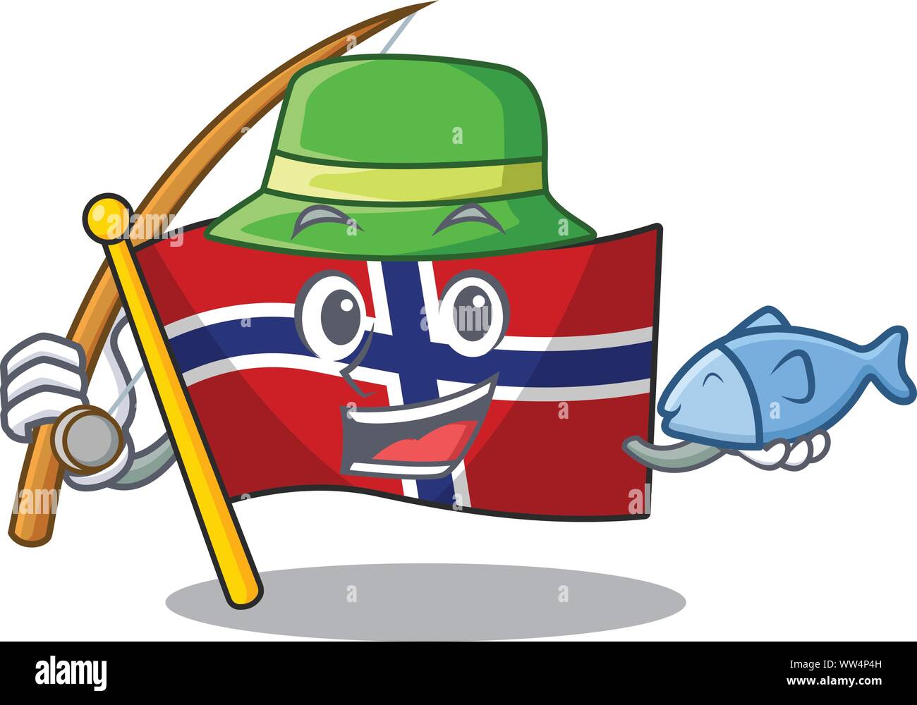 Scandinavian fishing Stock Vector Images - Alamy