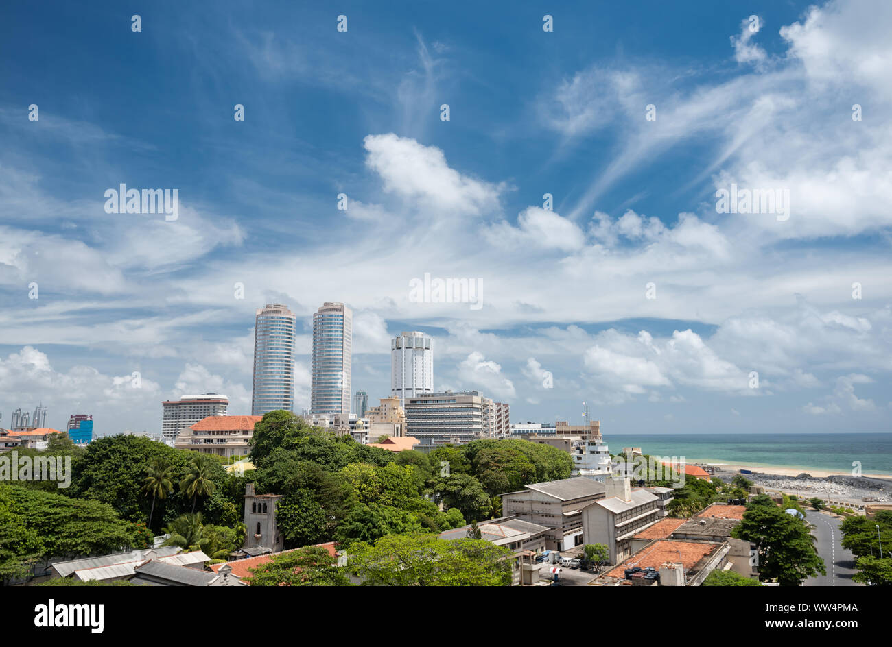 Colombo city skyline, Sri Lanka Stock Photo - Alamy