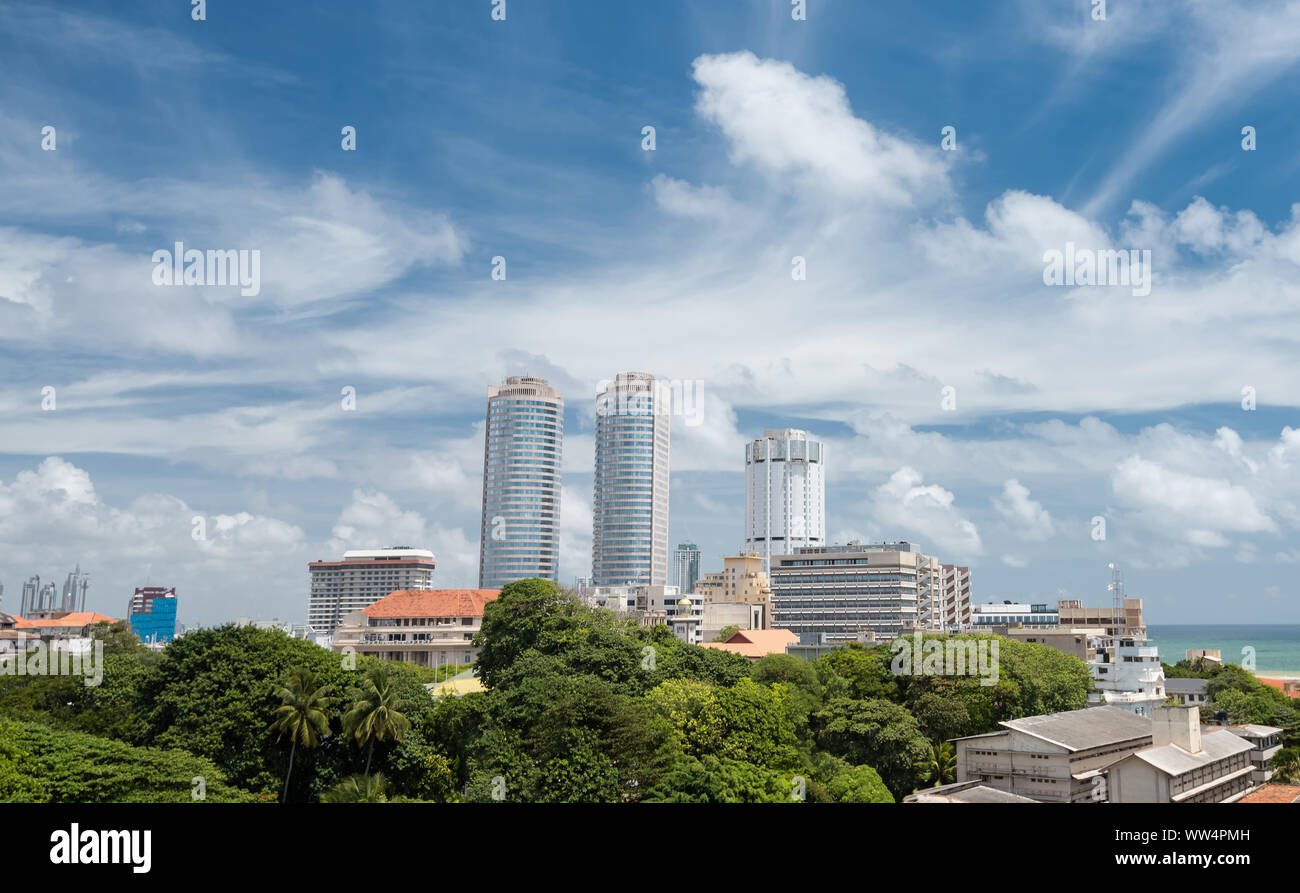 Colombo city skyline, Sri Lanka Stock Photo - Alamy