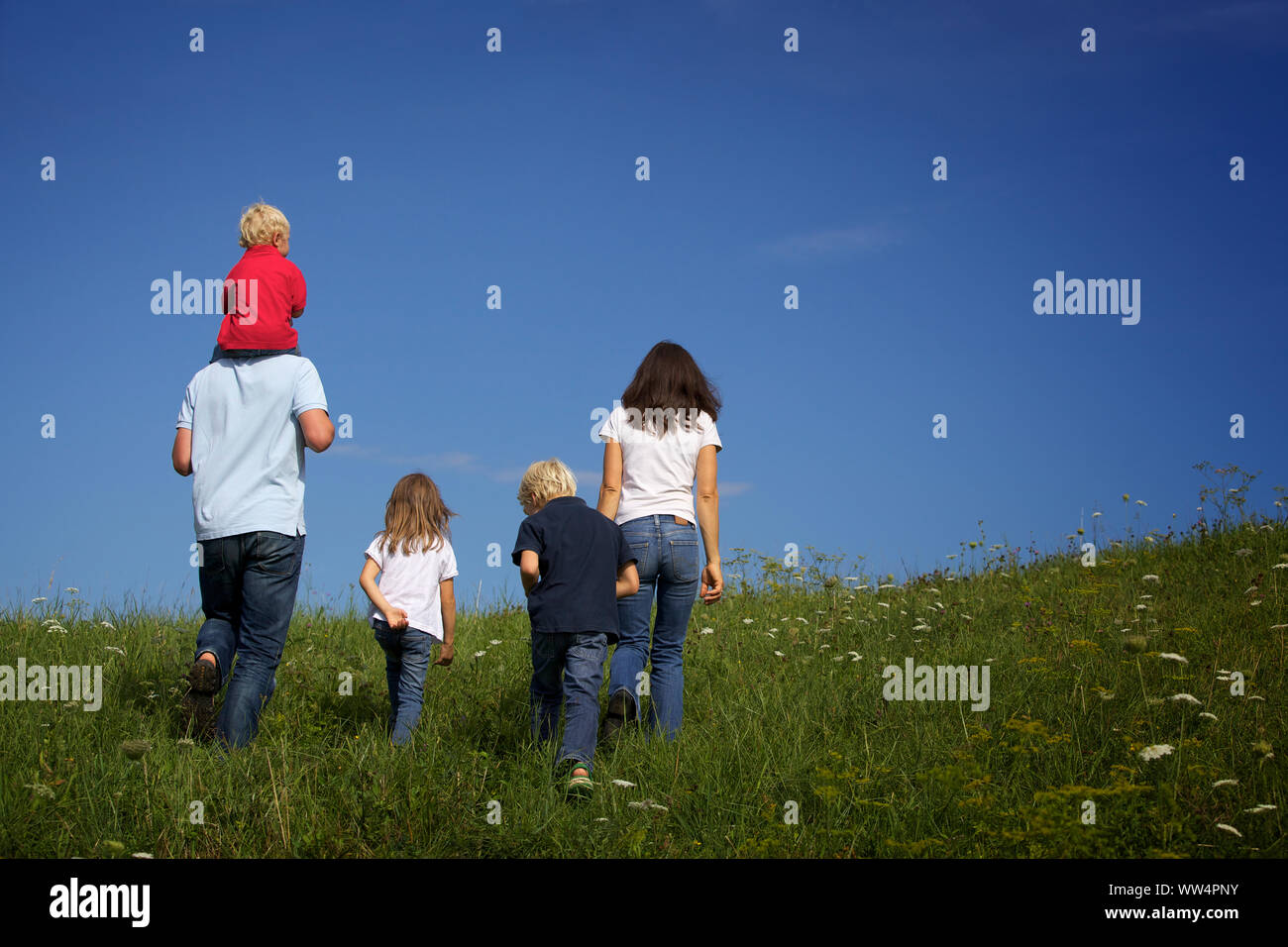 Mother and daughter walking from behind hi-res stock photography and ...