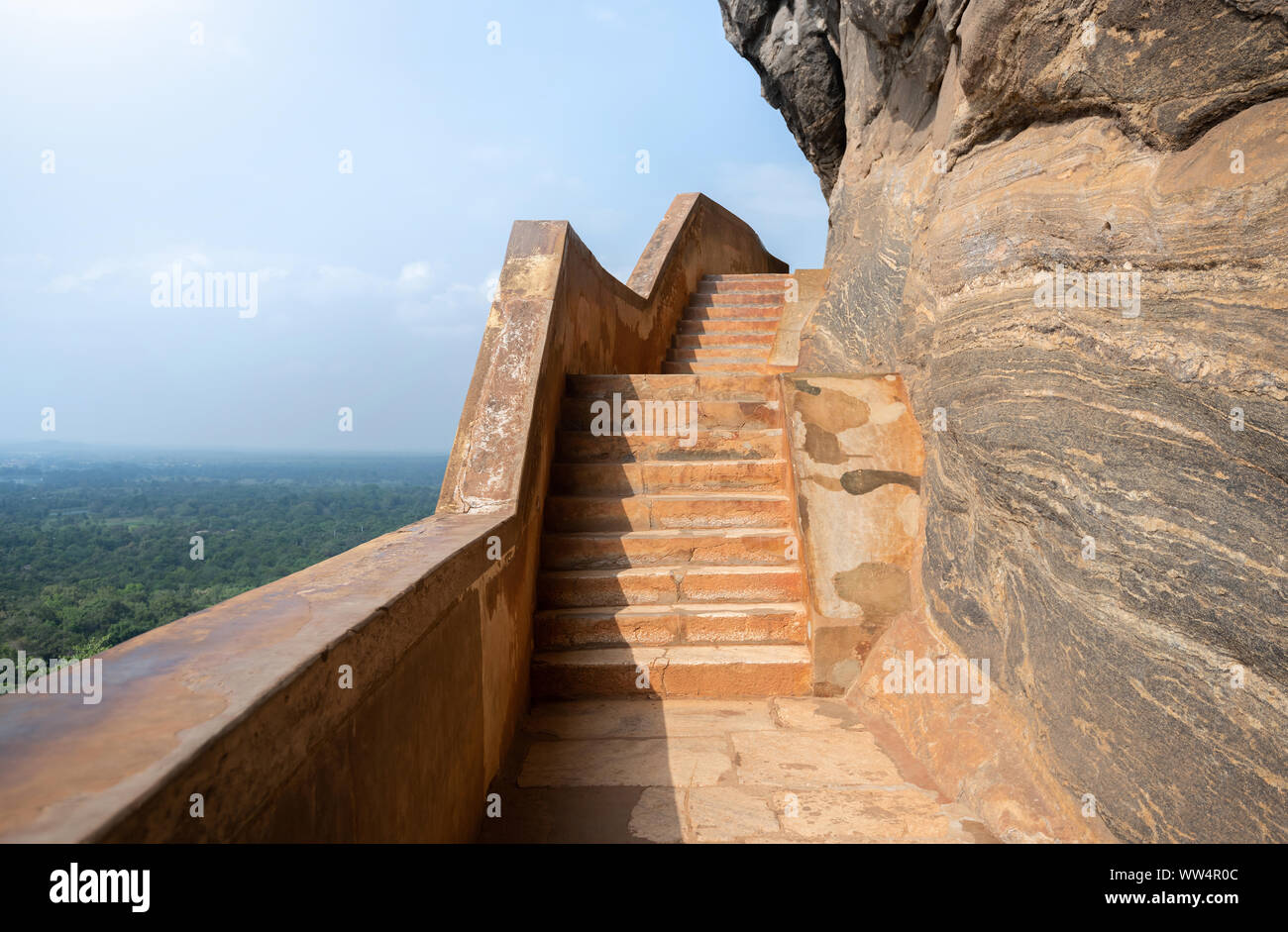 Sigiriya rock fortress aerial hi-res stock photography and images - Alamy