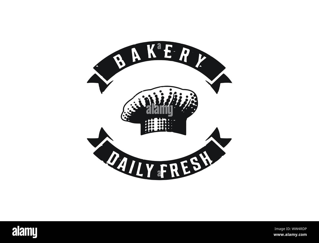 Vintage, Retro Bakery Shop Logo, Vector Illustration Stock Vector Image ...