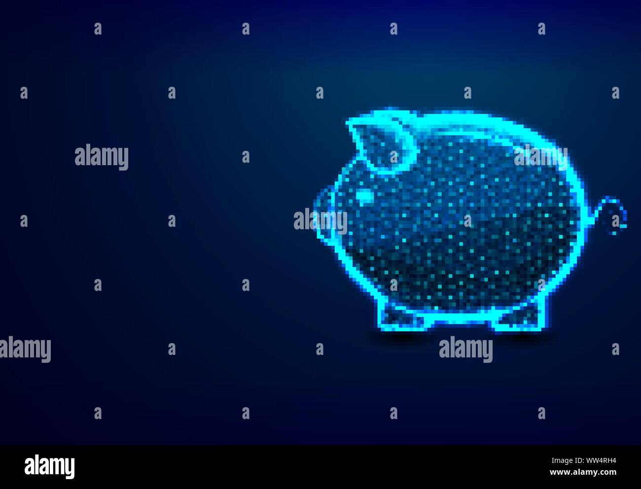 Pig bank, Piggy bank saving. Accounting and Financial Concept. Abstract ...