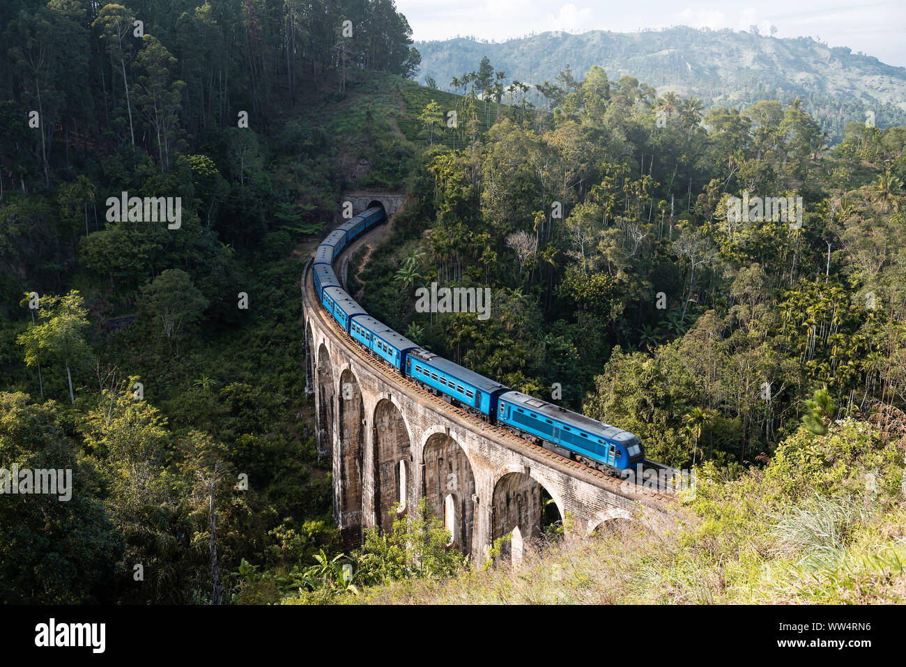 Demodara nine arch bridge, Ella, Sri Lanka Stock Photo - Alamy