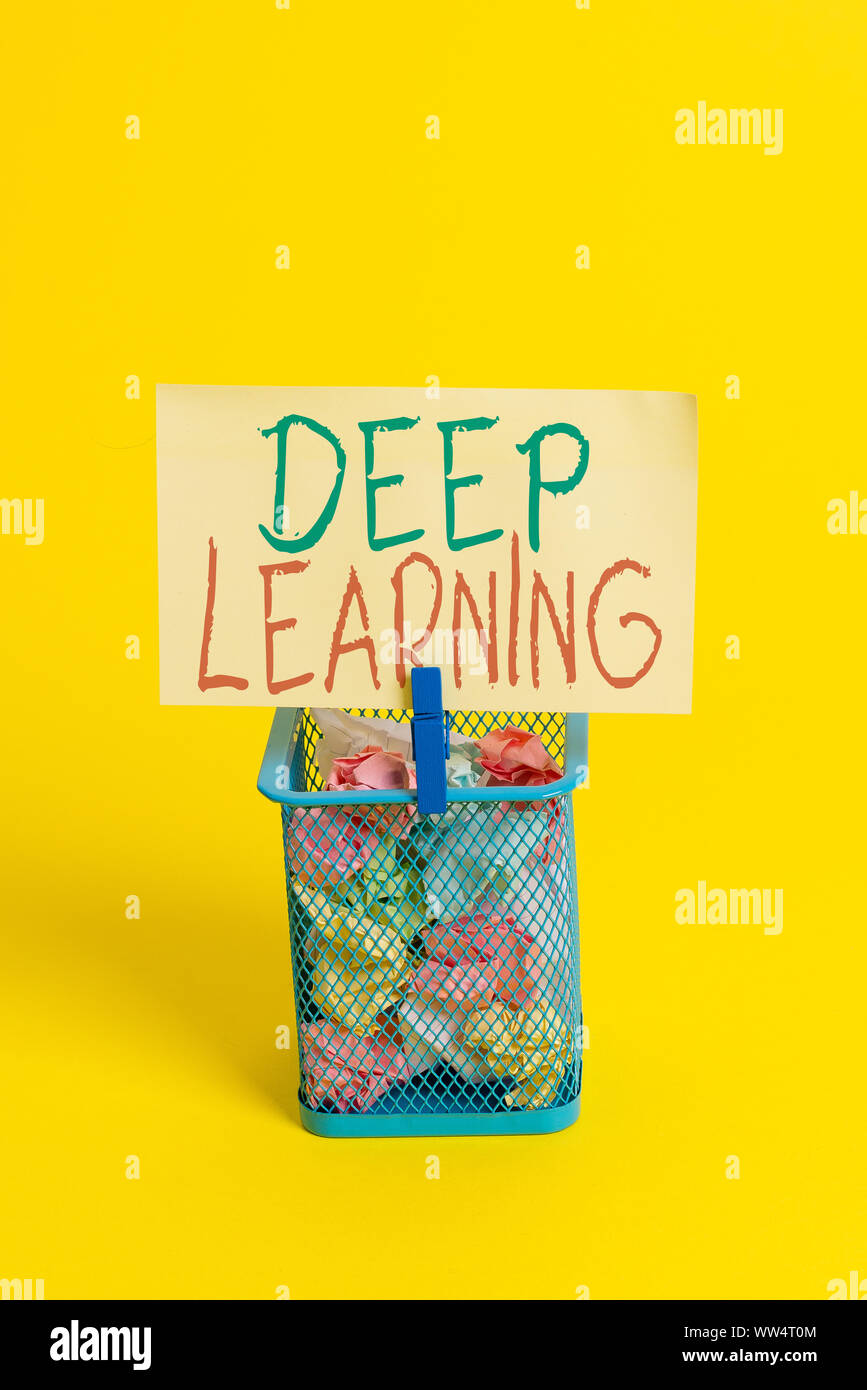 Handwriting text Deep Learning. Conceptual photo Hierarchical ... Handwriting text Deep Learning. Conceptual photo Hierarchical ...