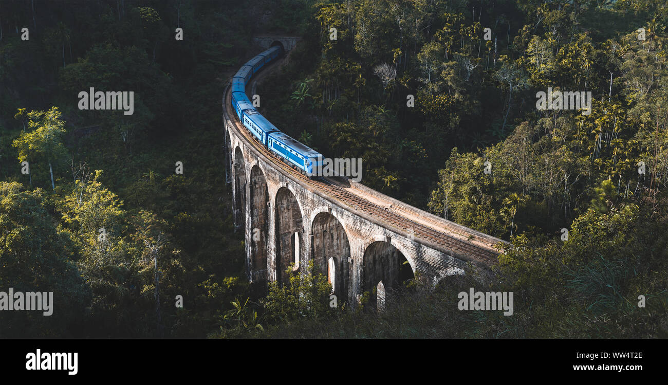 Demodara nine arch bridge, Ella, Sri Lanka Stock Photo - Alamy