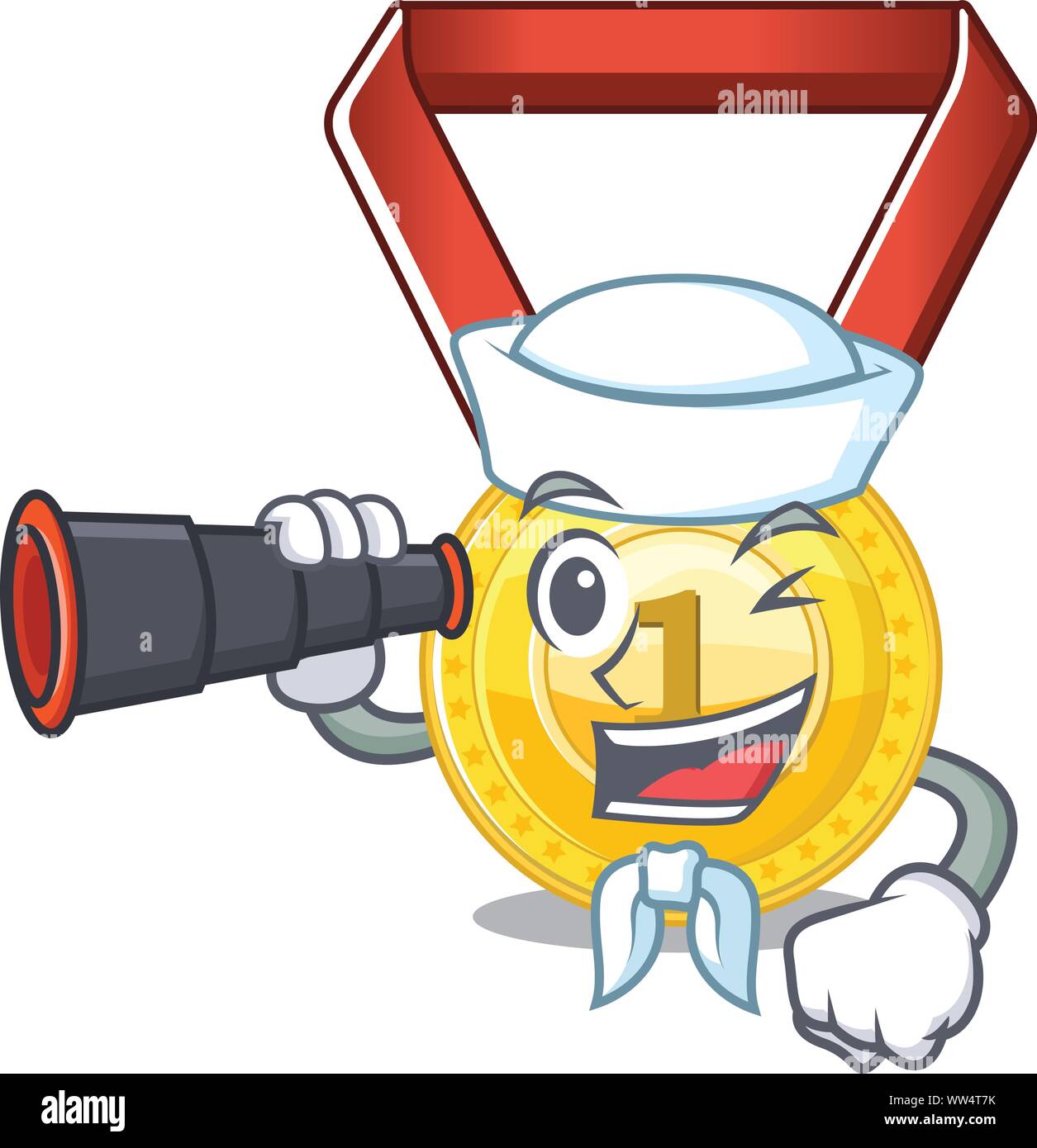 Medallion gold funny Stock Vector Images - Alamy