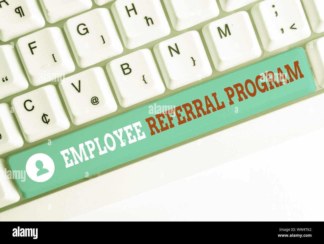Word writing text Employee Referral Program. Business photo showcasing ...